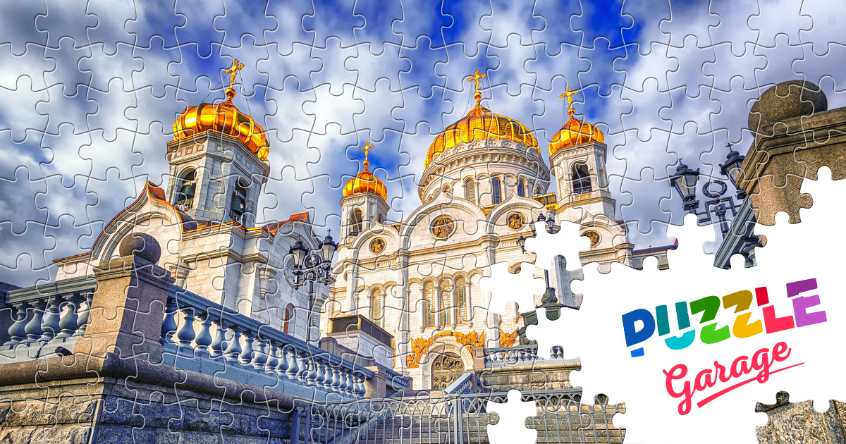 Cathedral of Christ the Savior in Moscow Jigsaw Puzzle (Countries ...