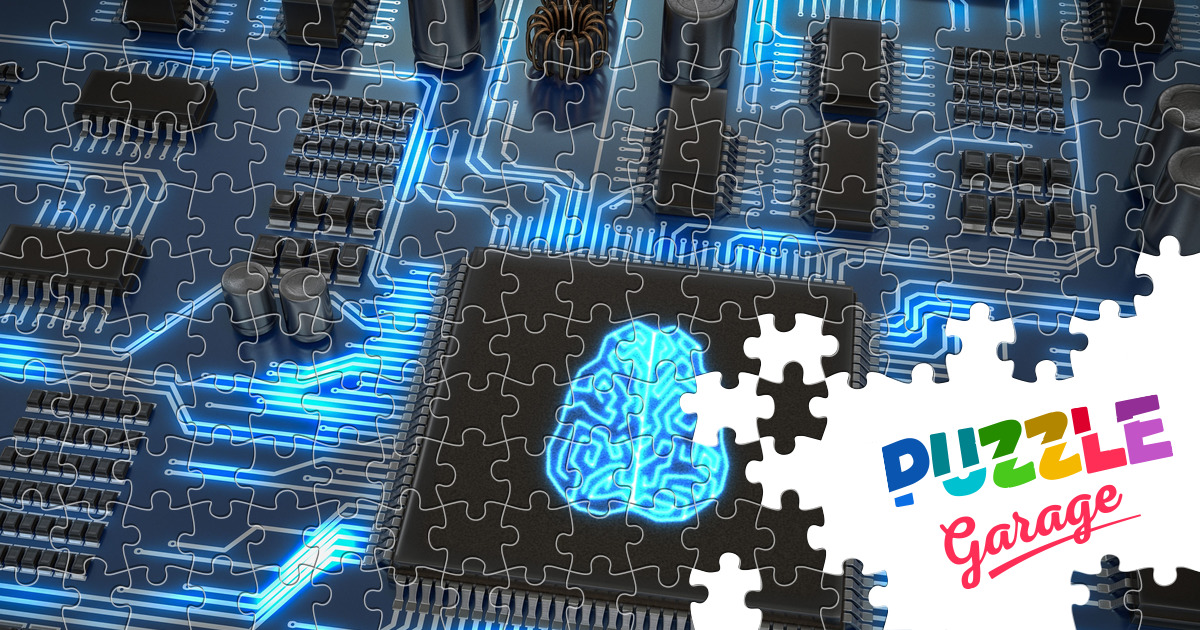 Artificial intelligence electronic circuit Jigsaw Puzzle (Stuff ...