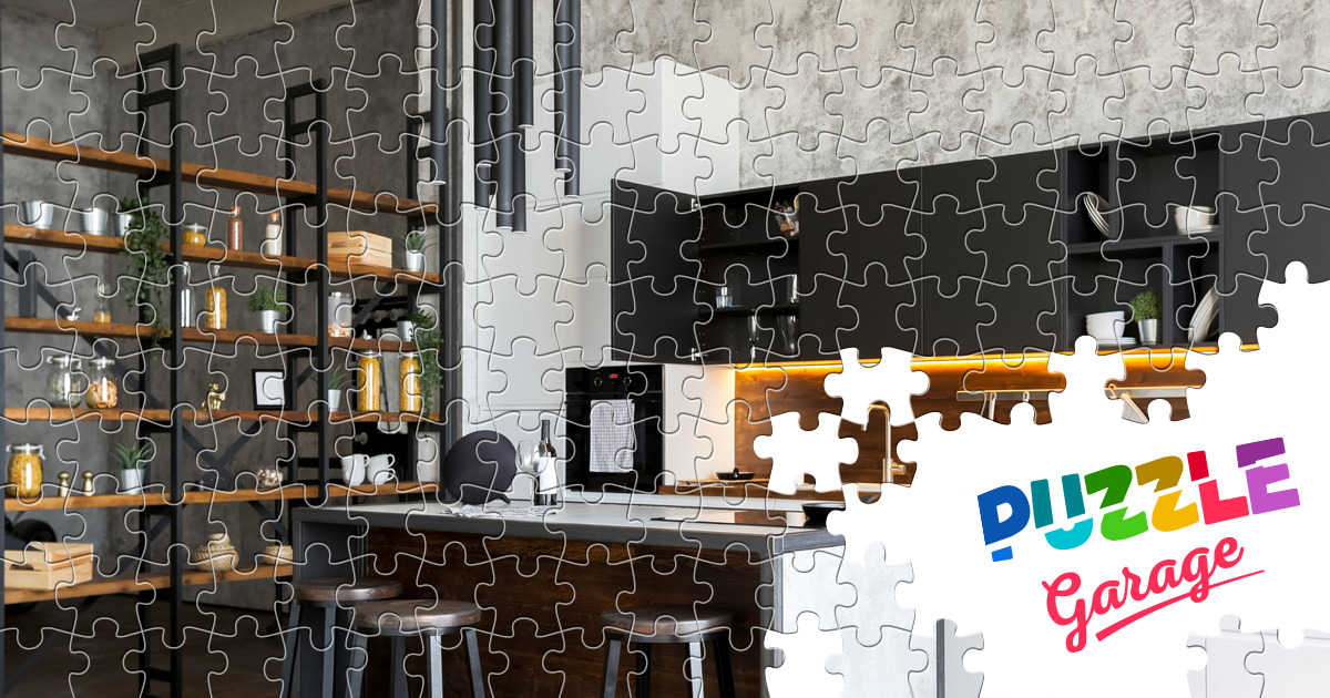 Modern kitchen Jigsaw Puzzle (Home, Interiors) | Puzzle Garage