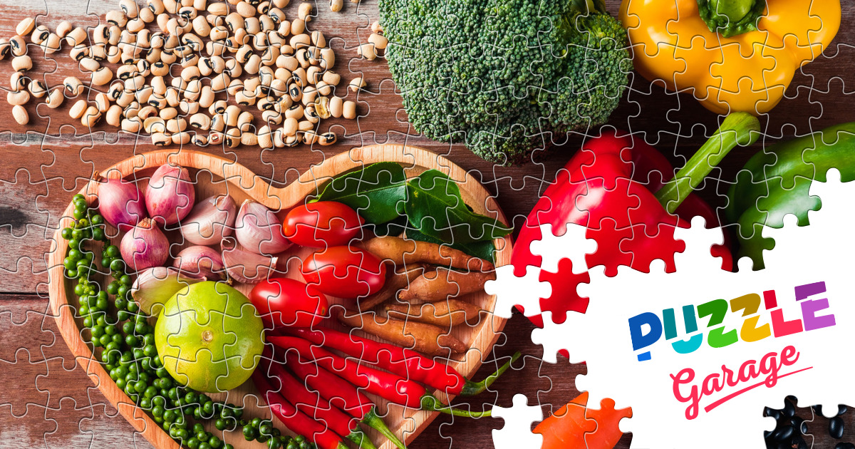 Fresh vegetables on the table Jigsaw Puzzle (Plants, Vegetables ...