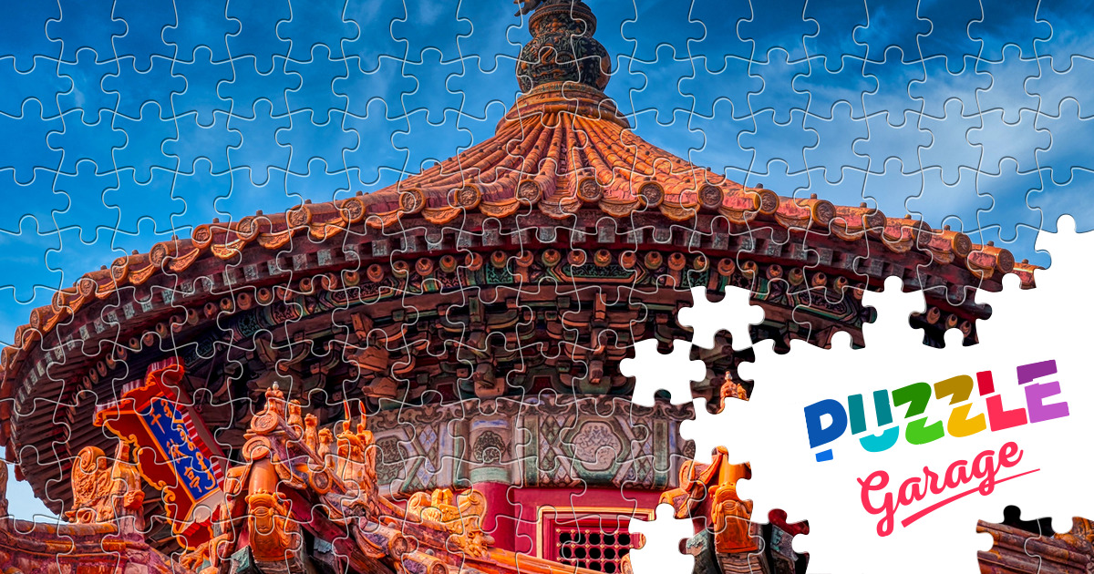 Chinese roof Jigsaw Puzzle (Countries, China) | Puzzle Garage