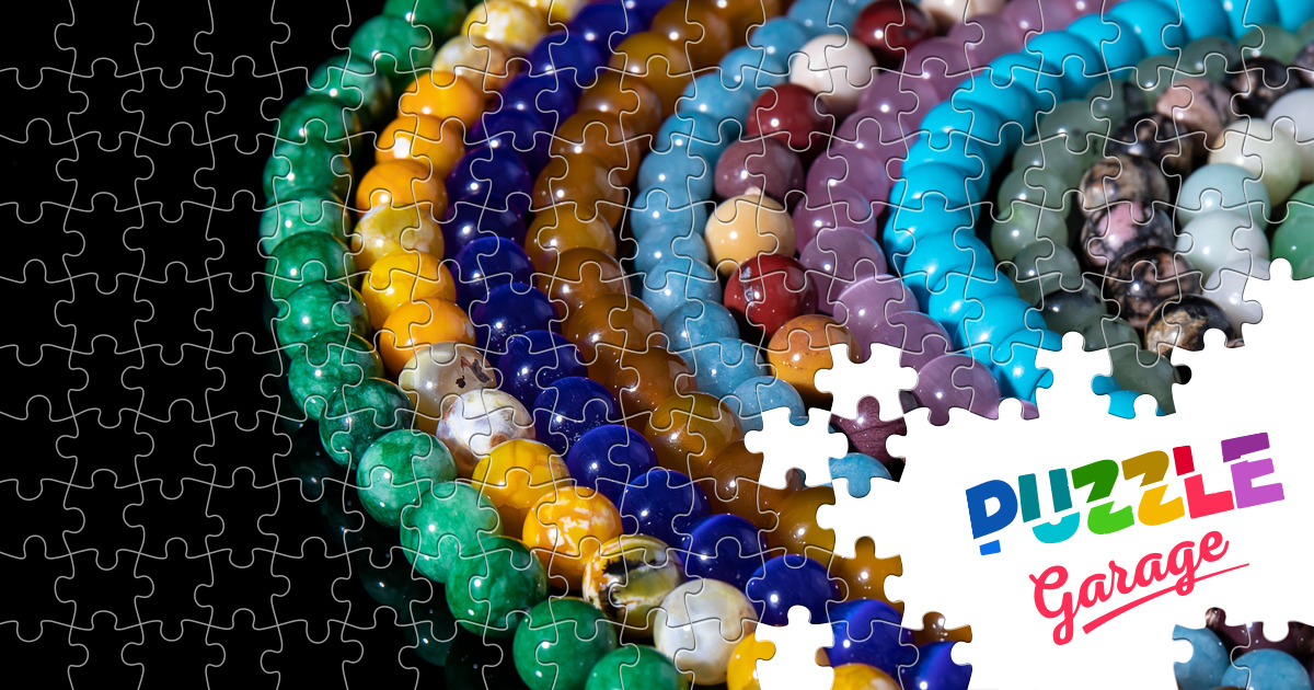 Сolorful beads Jigsaw Puzzle (Stuff, Jewellery) | Puzzle Garage