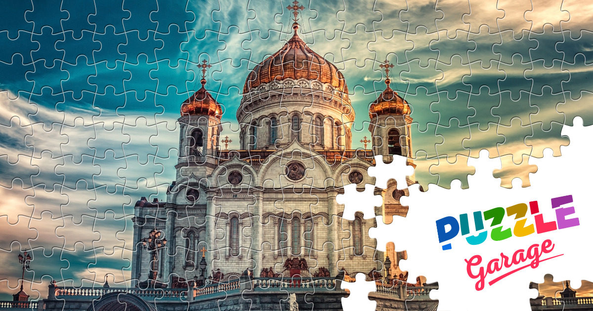 Cathedral of Christ the Savior, Moscow Jigsaw Puzzle (Countries, Russia ...