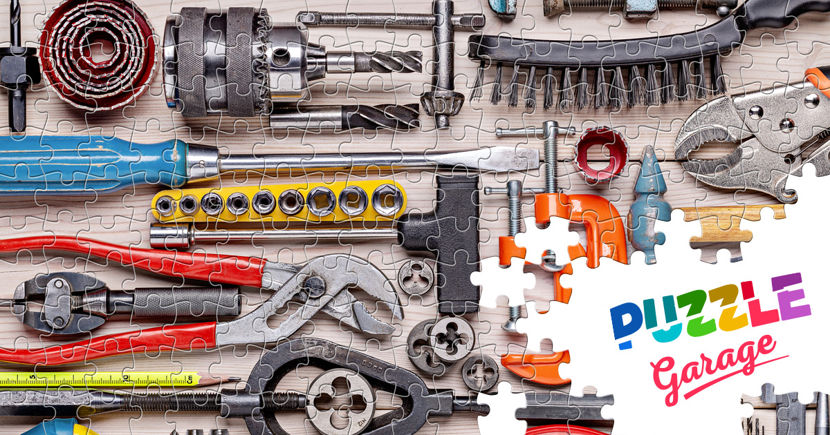 Set of hand tools Jigsaw Puzzle (Stuff, Tools) | Puzzle Garage