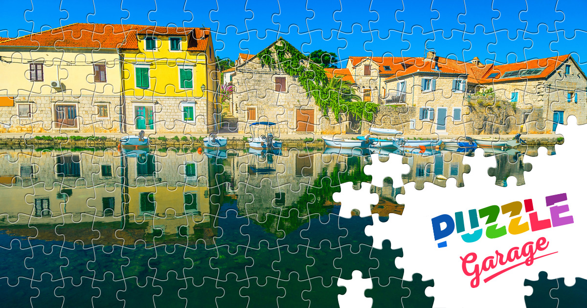 Vrboska village, Hvar island Jigsaw Puzzle (Countries, Croatia ...