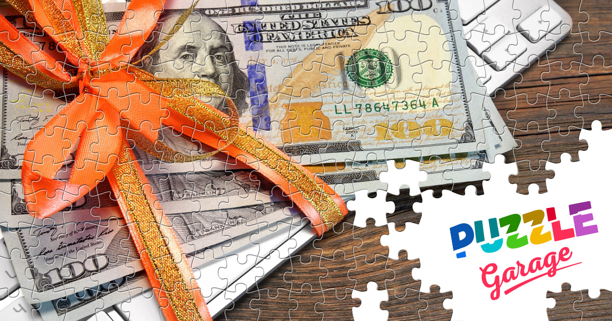 Currency on the keyboard Jigsaw Puzzle (Other, Money) | Puzzle Garage