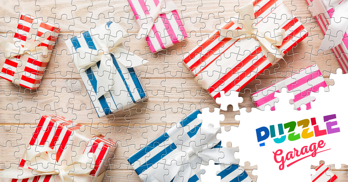 Gifts made from colored paper Jigsaw Puzzle (Holidays, Birthday ...