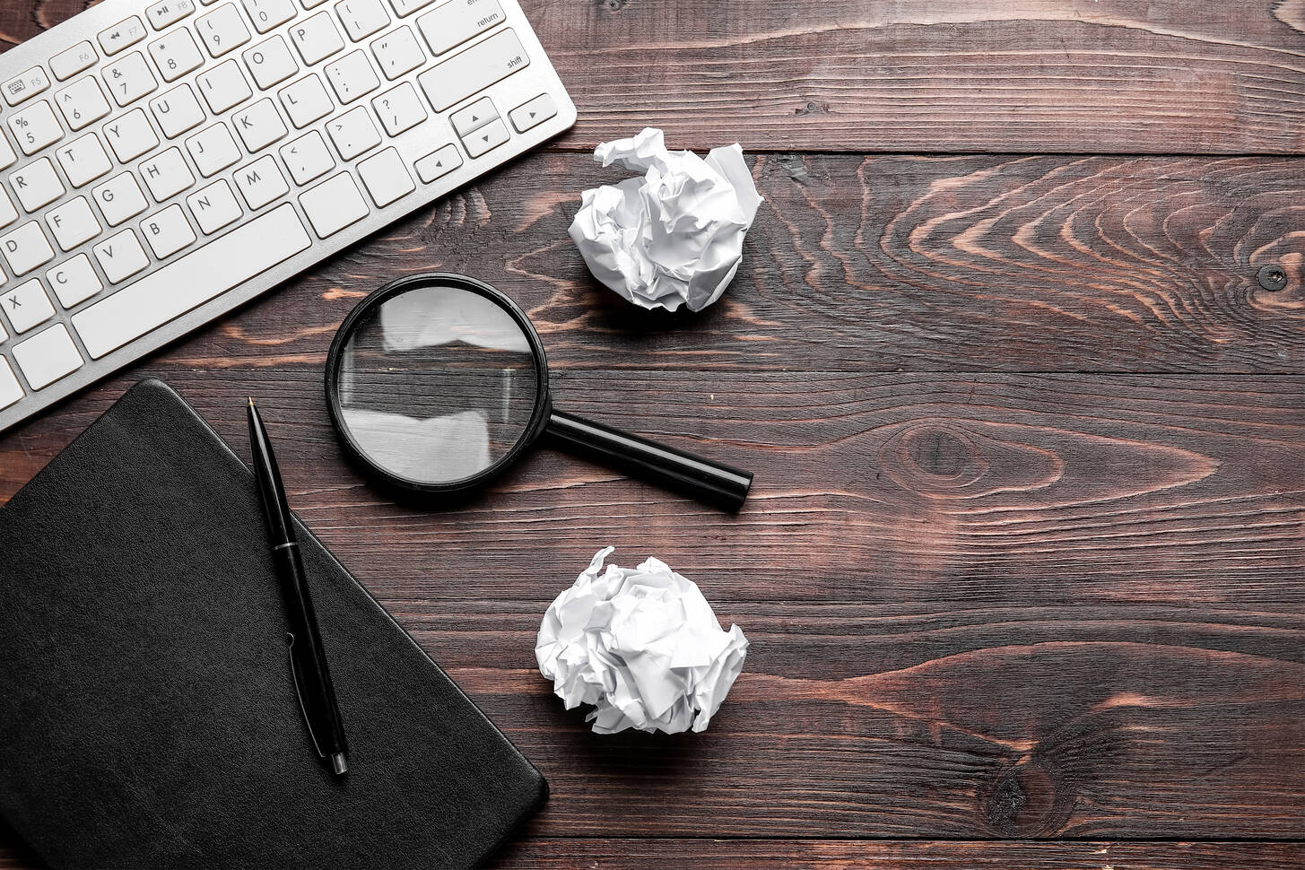 Notepad, pen and keyboard Jigsaw Puzzle (Stuff, Electronics) | Puzzle ...