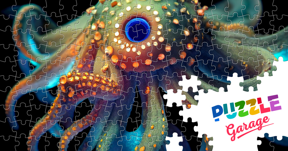 Fantastic octopus Jigsaw Puzzle (Space, Sci-Fi) | Puzzle Garage