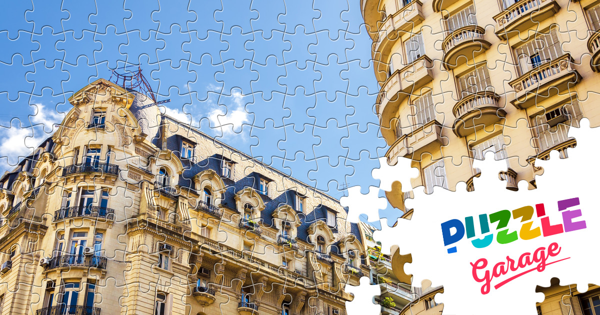Architecture of houses in Buenos Aires Jigsaw Puzzle (Countries ...