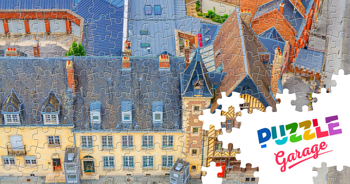 Buildings in the city centre of Amiens Jigsaw Puzzle (Countries, France ...