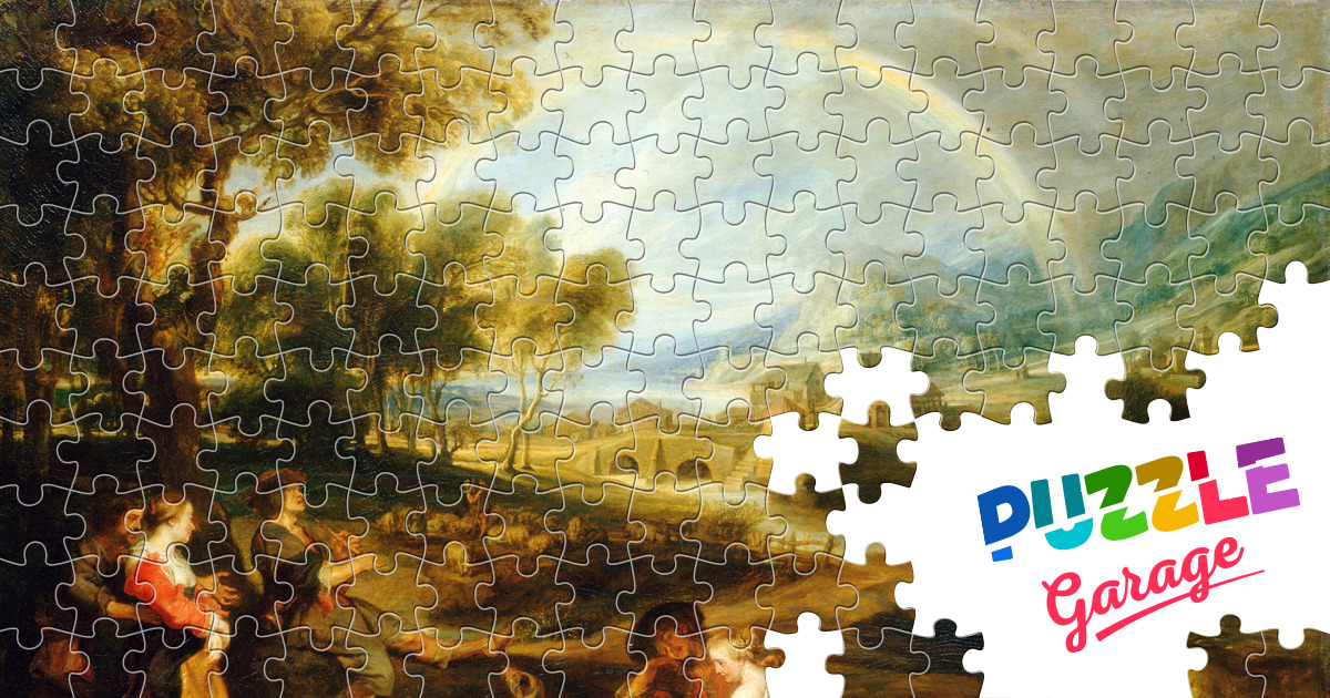 Peter Paul Rubens: "Landscape with Rainbow" Jigsaw Puzzle (Art ...