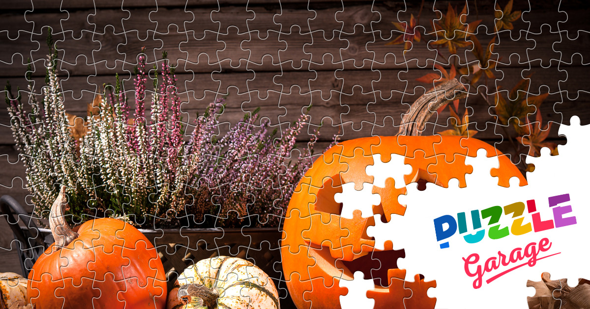 Smiling Halloween Pumpkin Jigsaw Puzzle (Holidays, Halloween) | Puzzle ...