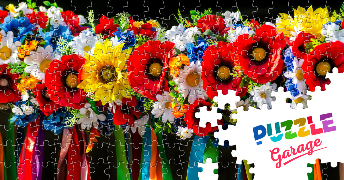 Ukrainian traditional wreath Jigsaw Puzzle (Countries, Ukraine ...