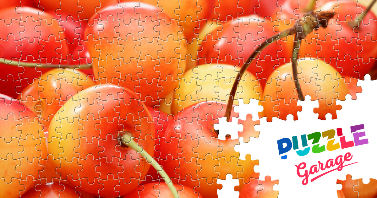 Pink cherry Jigsaw Puzzle (Plants, Berries) | Puzzle Garage