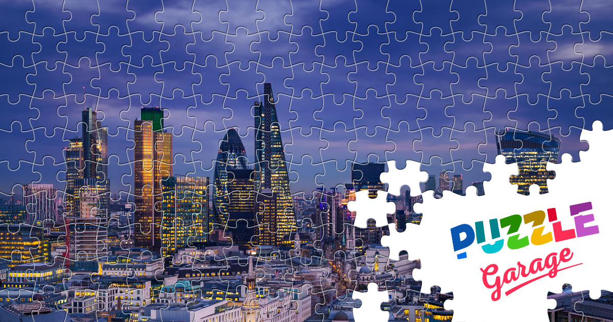 London at Night Jigsaw Puzzle (Countries, Great Britain) | Puzzle Garage