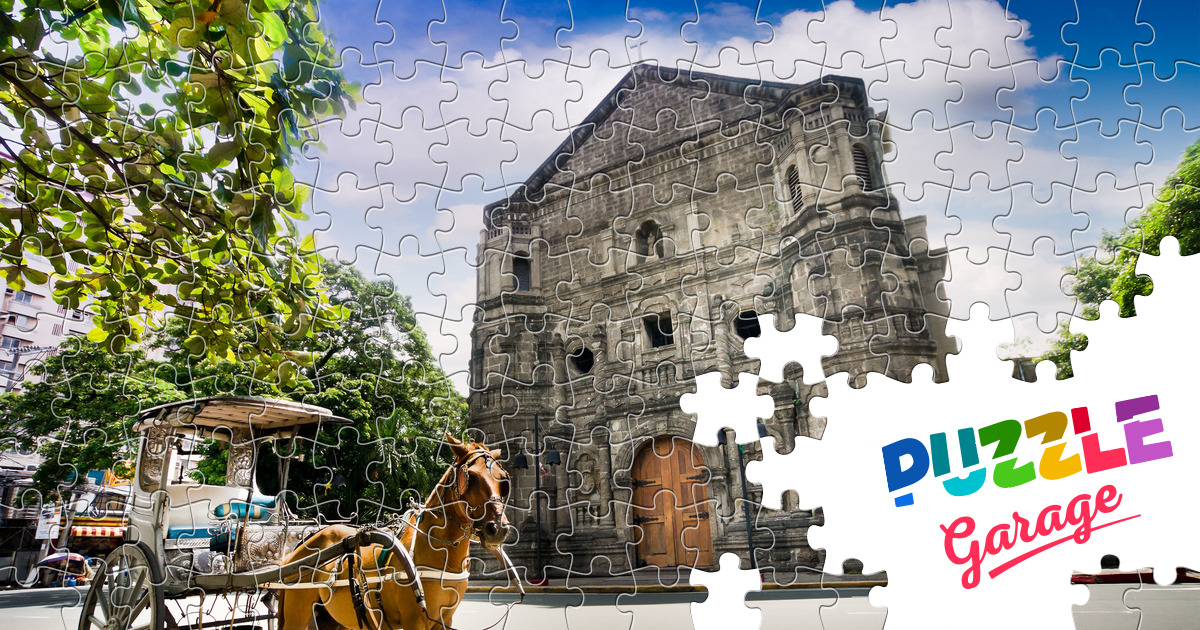 Malate Church in Manila Jigsaw Puzzle (Countries, Philippines) | Puzzle ...