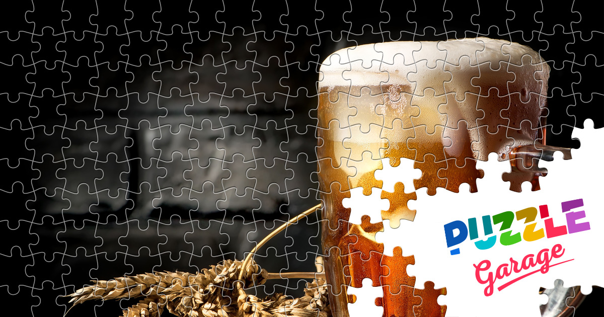 Glass of beer Jigsaw Puzzle (Home, Food) | Puzzle Garage