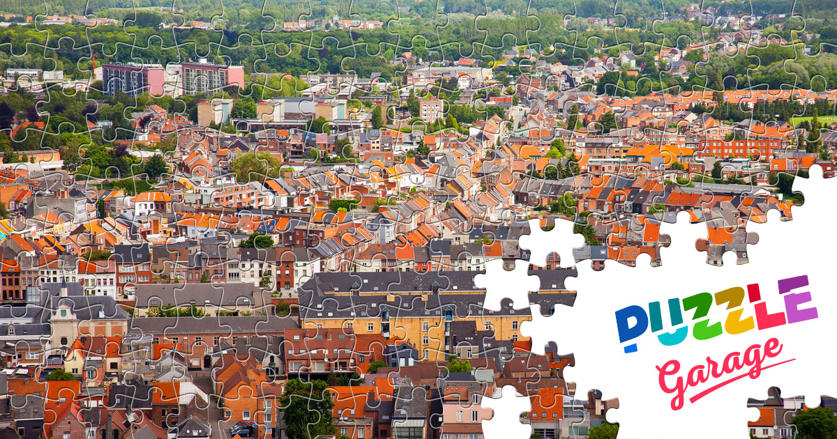 View of the city of Mechelen Jigsaw Puzzle (Countries, Belgium ...