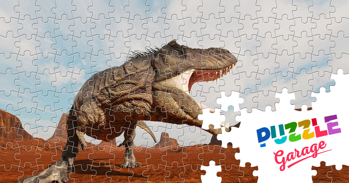 Large tyrannosaurus Jigsaw Puzzle (Animals, Prehistoric animals ...