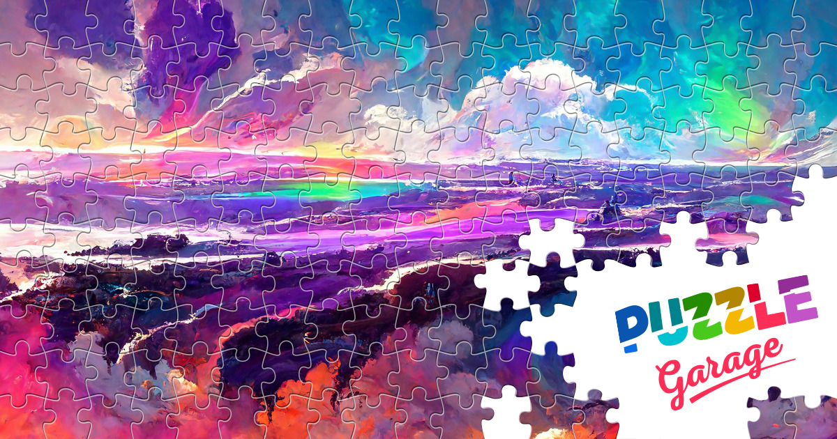 Purple abstract Jigsaw Puzzle (Other, Abstraction) | Puzzle Garage