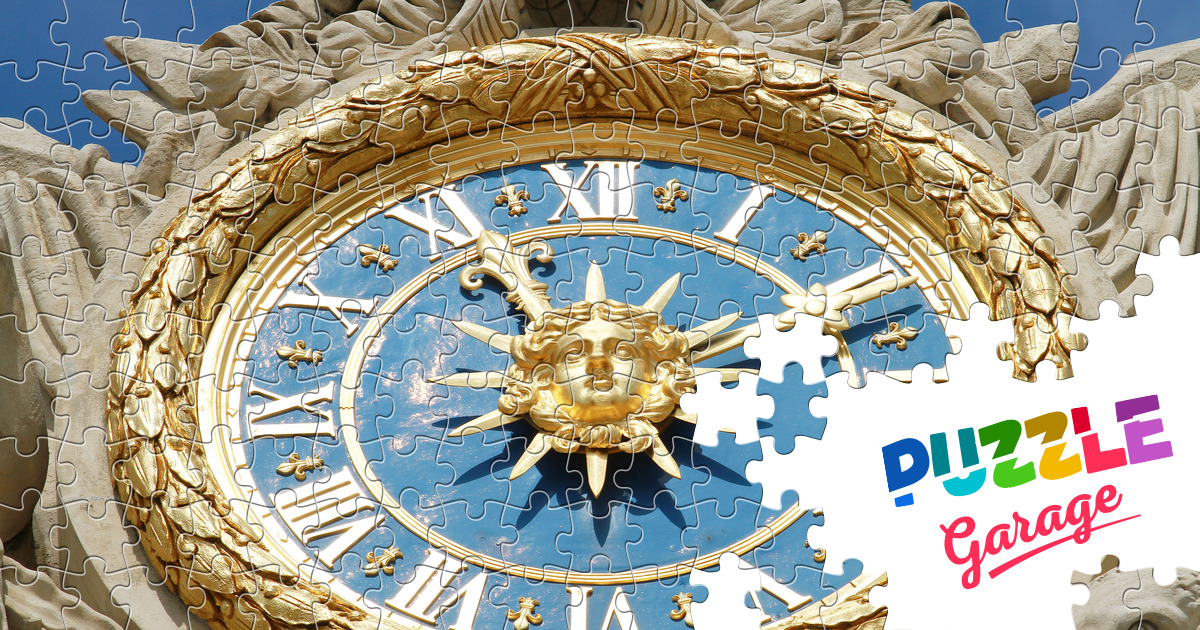 Clock in Versailles Jigsaw Puzzle (Stuff, Watches) | Puzzle Garage
