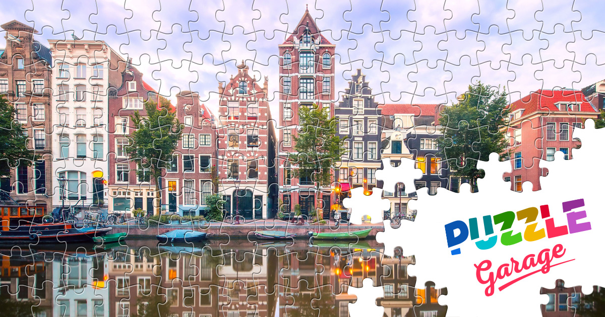 Herengracht in Amsterdam Jigsaw Puzzle (Countries, Netherlands ...