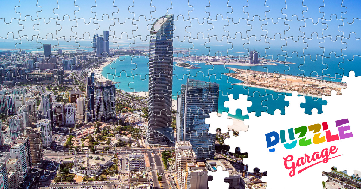 View of Abu Dhabi Jigsaw Puzzle (Countries, UAE) | Puzzle Garage