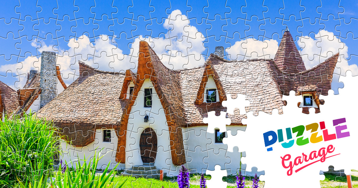 Fairy Valley Clay Castle Jigsaw Puzzle (Countries, Romania) | Puzzle Garage