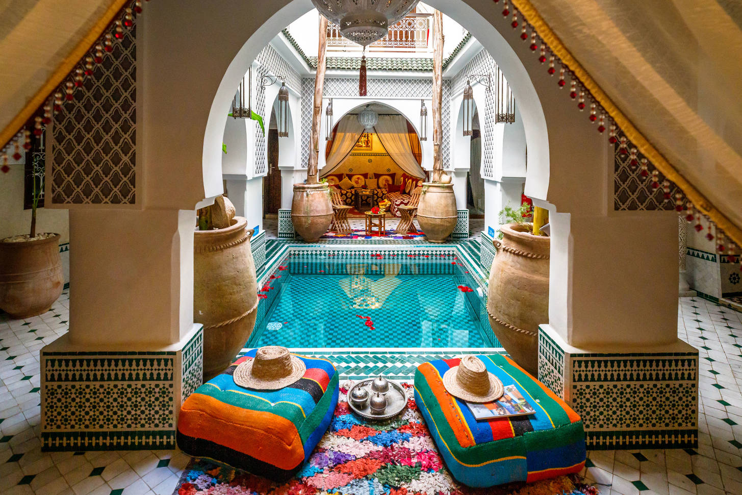 Moroccan riad Jigsaw Puzzle (Countries, Morocco) | Puzzle Garage