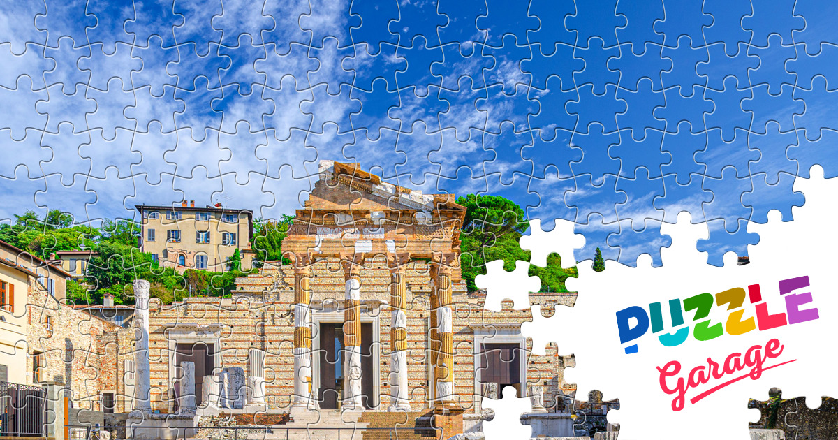 Temple of the Capitoline Triad in Brescia Jigsaw Puzzle (Countries ...