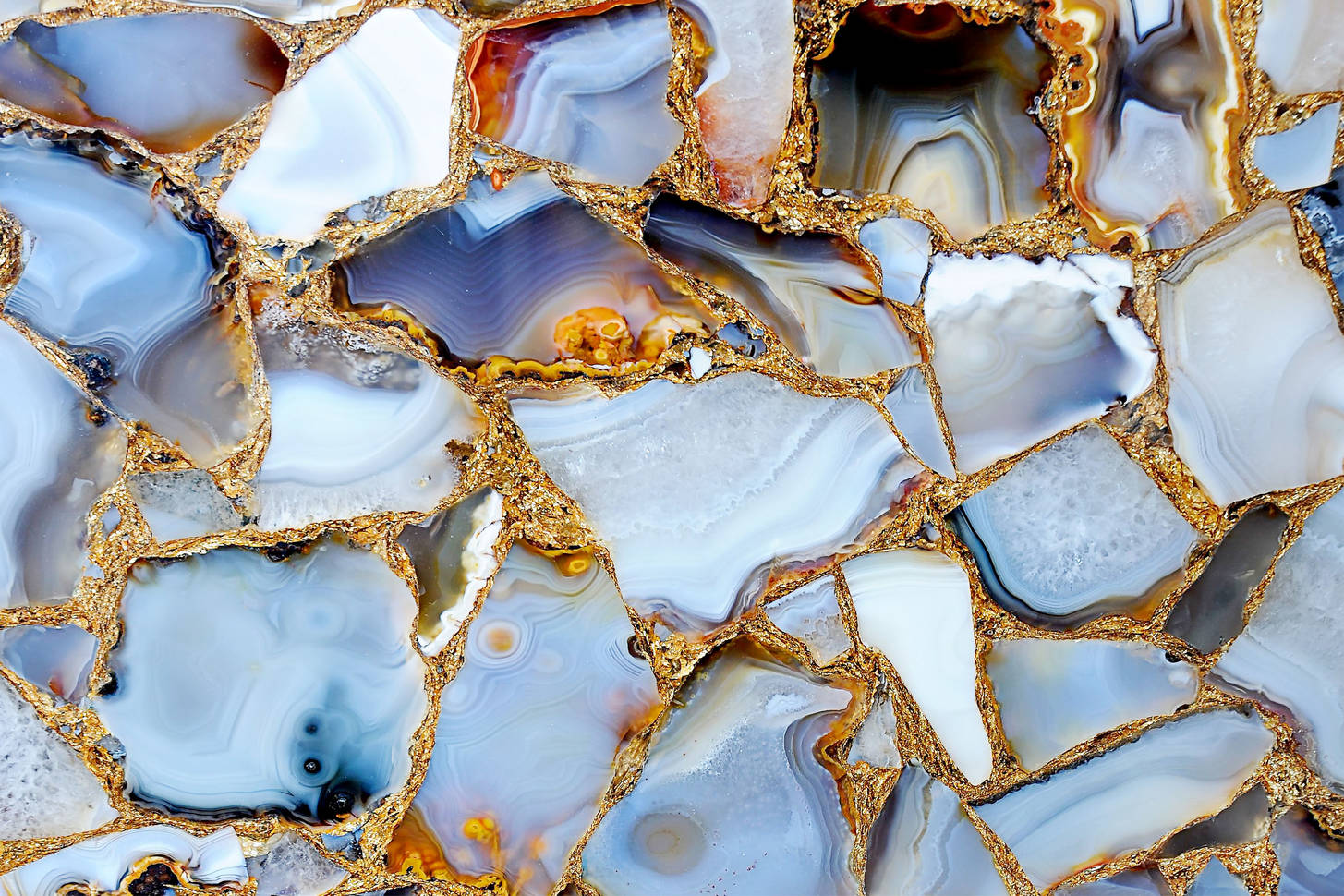 Multi-colored layers of agate Jigsaw Puzzle (Other, Macro) | Puzzle Garage