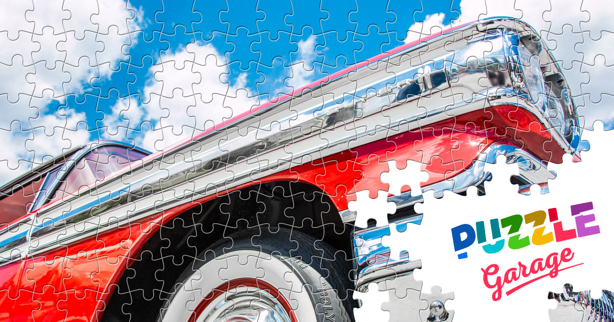 Side view of a retro car Jigsaw Puzzle (Technics, Auto) | Puzzle Garage