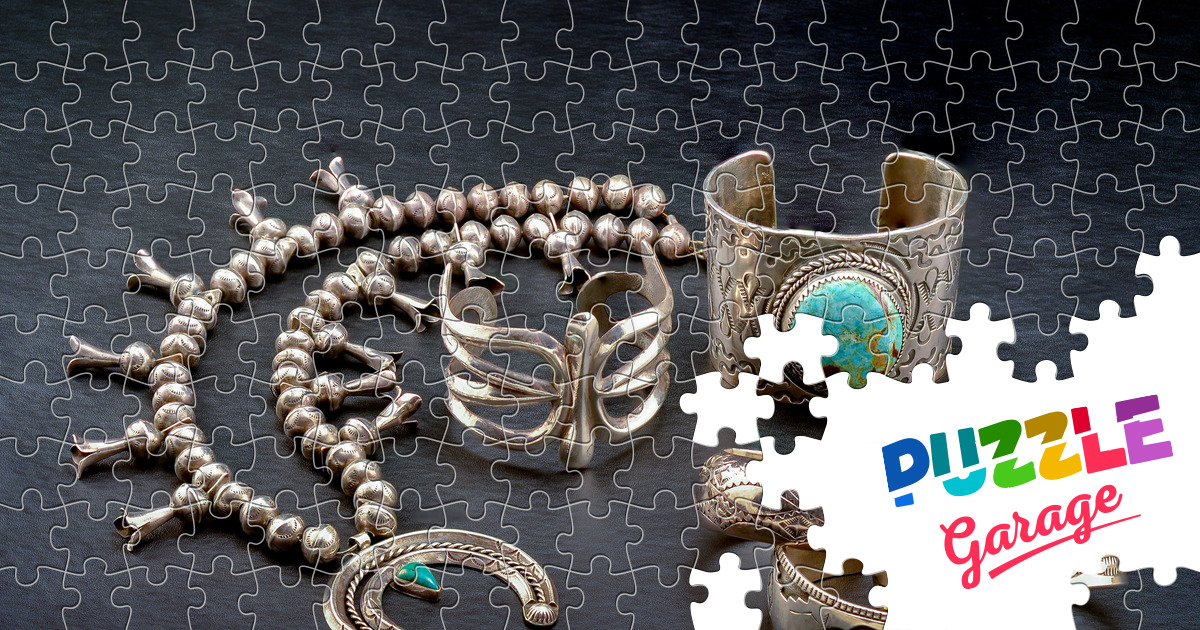 Sterling Silver Jewelry Jigsaw Puzzle (Stuff, Jewellery) | Puzzle Garage
