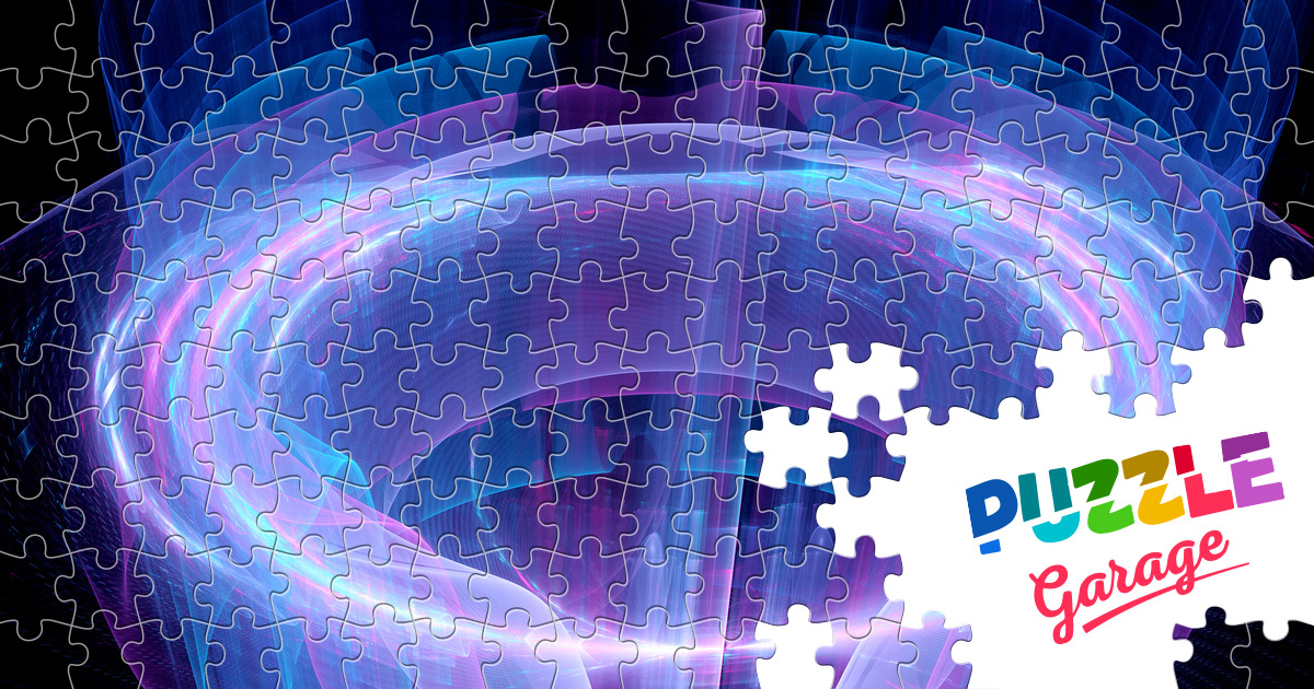 3D abstraction: Overlapping circles Jigsaw Puzzle (Other, Abstraction ...