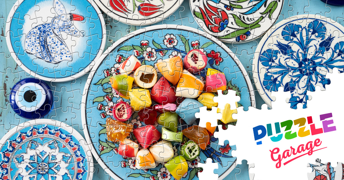Oriental sweets Jigsaw Puzzle (Home, Food) | Puzzle Garage