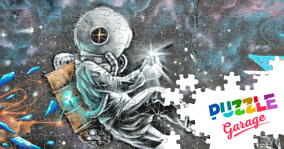 Graffiti space Jigsaw Puzzle (Art, Graffiti) | Puzzle Garage