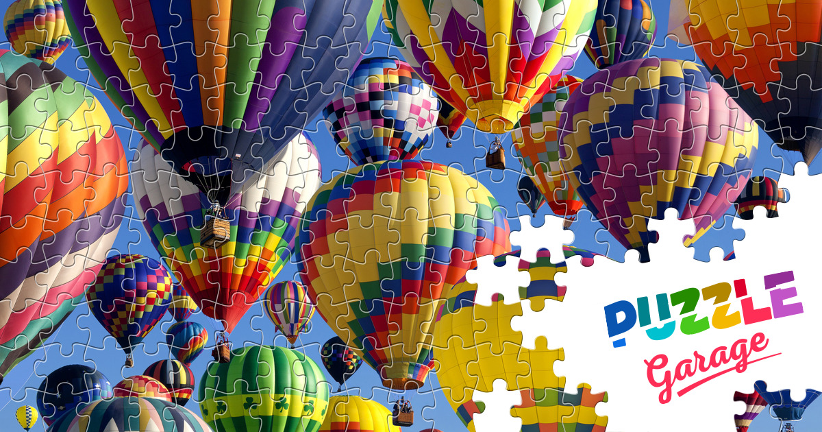 Balloon Festival Jigsaw Puzzle (Technics, Aviation) | Puzzle Garage