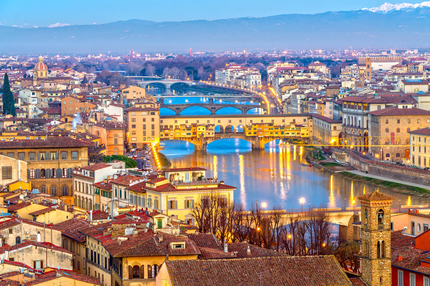 Evening Florence Jigsaw Puzzle (Countries, Italy) | Puzzle Garage