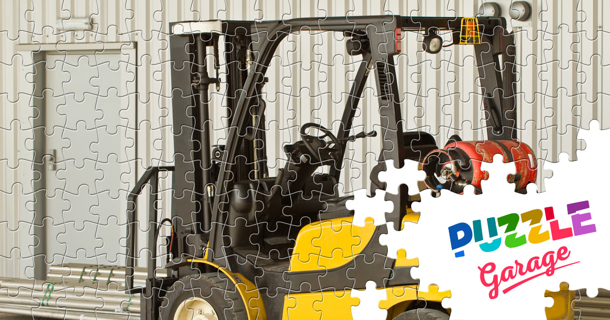 Forklift Jigsaw Puzzle (Technics, Special machinery) | Puzzle Garage