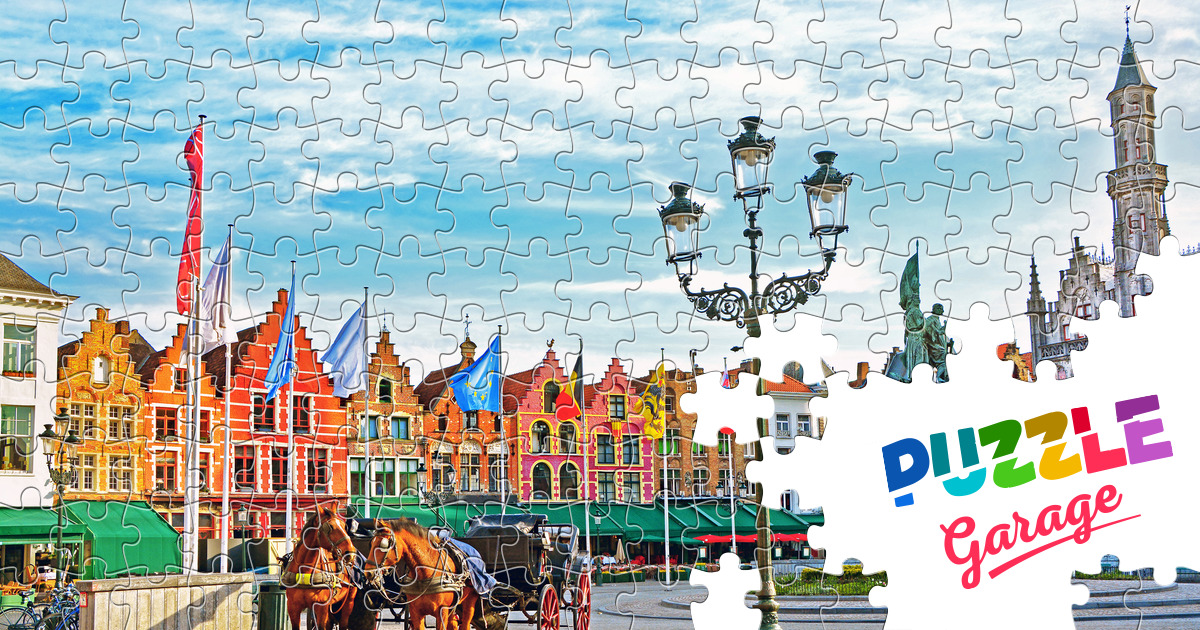 Grote Markt square Jigsaw Puzzle (Countries, Belgium) | Puzzle Garage