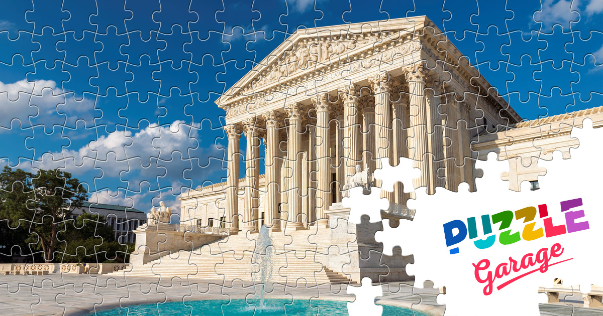 United States Supreme Court Building Jigsaw Puzzle (Countries, USA ...