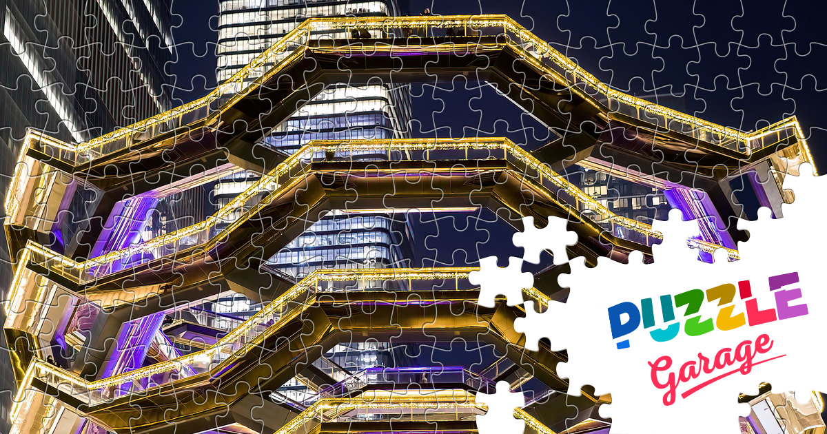 Modern architecture of the Hudson Yards area Jigsaw Puzzle (Countries ...