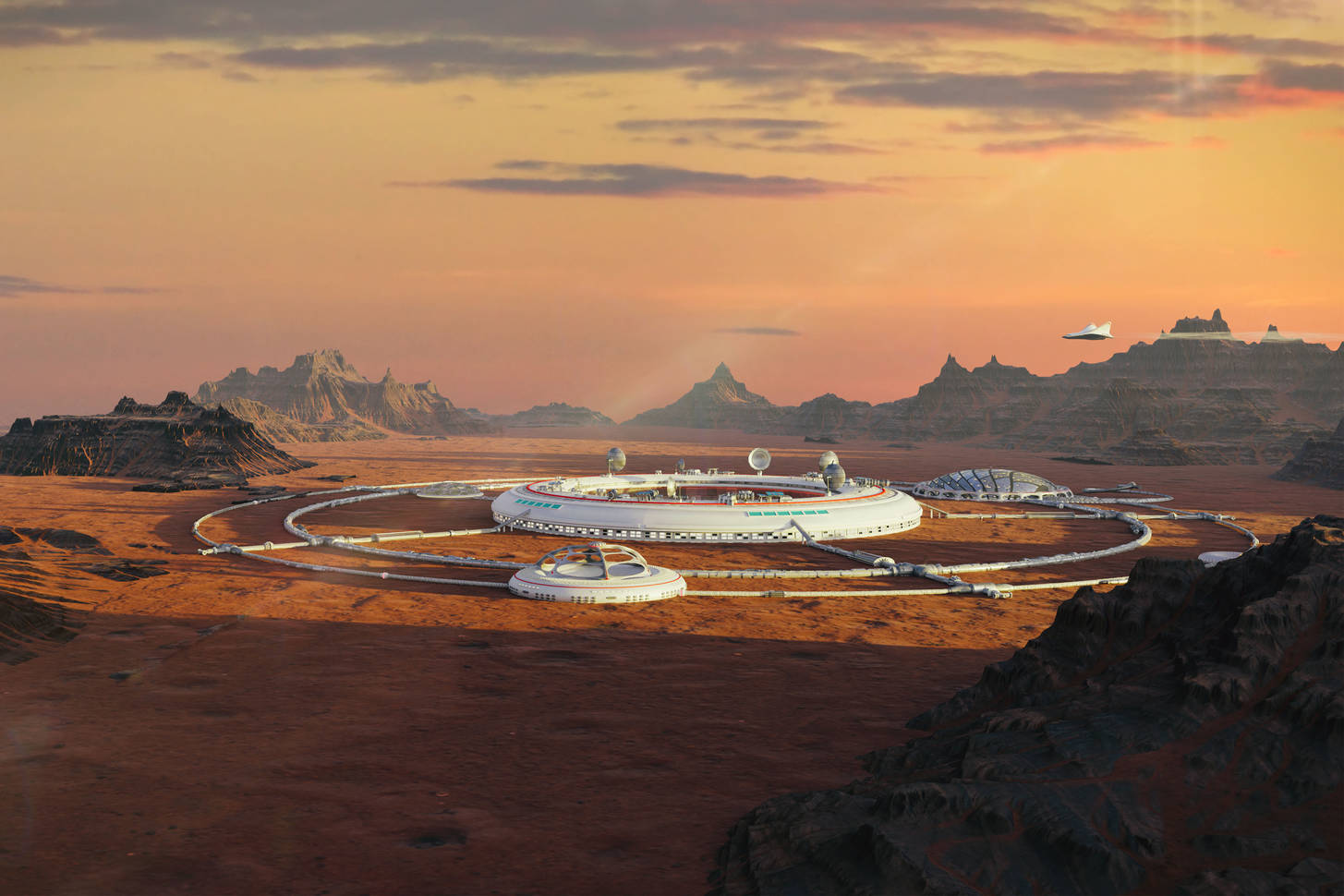 Mars colony Jigsaw Puzzle (Space, Sci-Fi) | Puzzle Garage