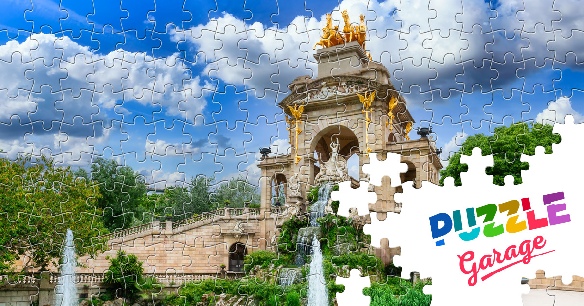 Ciutadella Park in Barcelona Jigsaw Puzzle (Countries, Spain) | Puzzle ...