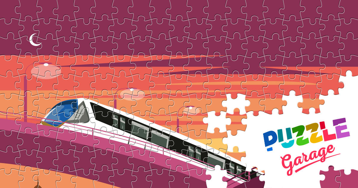 Surface metro Jigsaw Puzzle (For children, Cartoon Illustrations ...