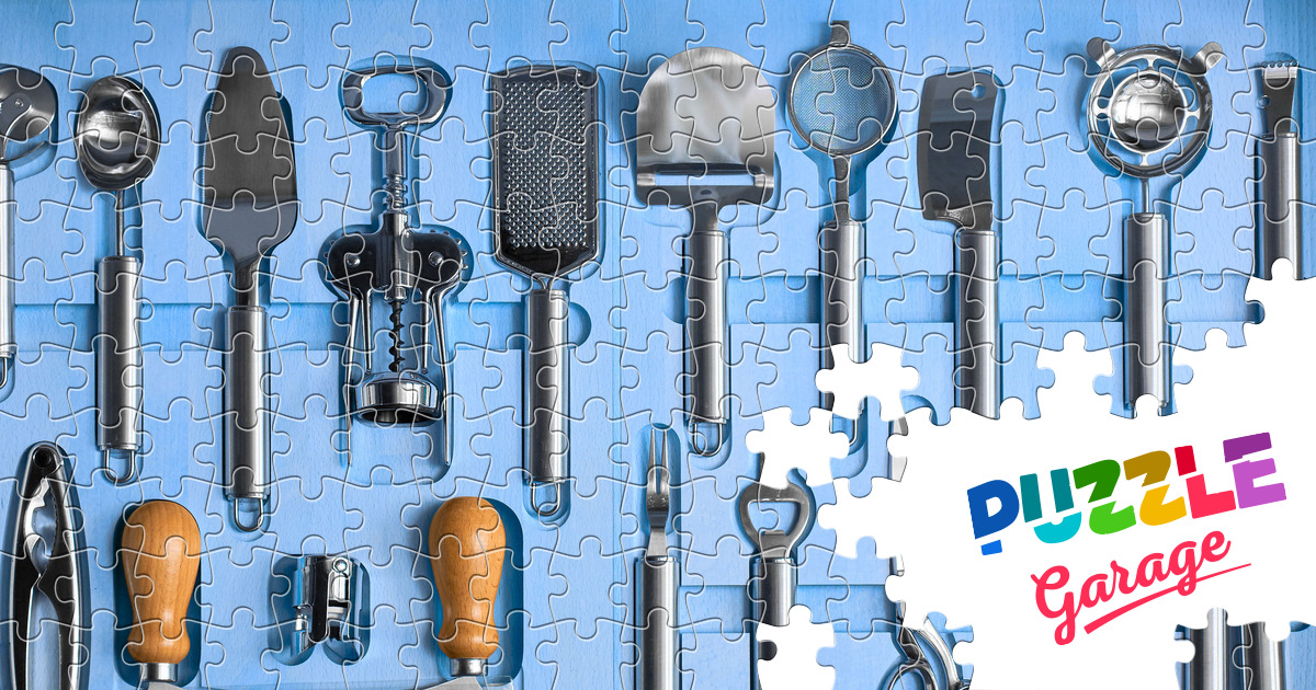 Kitchen tool set Jigsaw Puzzle (Stuff, Tools) | Puzzle Garage