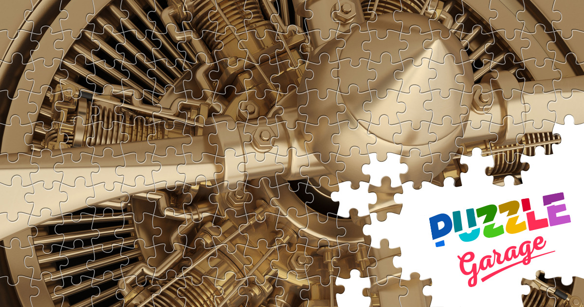 Jet engine Jigsaw Puzzle (Technics, Aviation) | Puzzle Garage