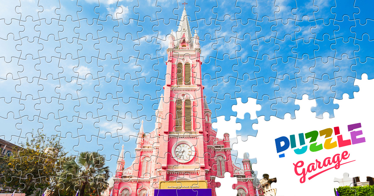 Tan Dinh Church, Ho Chi Minh City Jigsaw Puzzle (Countries, Vietnam ...