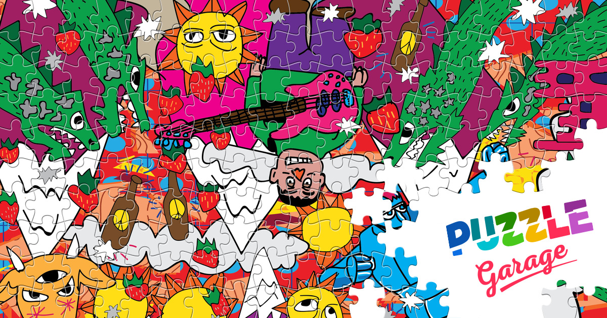 Graffiti drawing Jigsaw Puzzle (Art, Graffiti) | Puzzle Garage